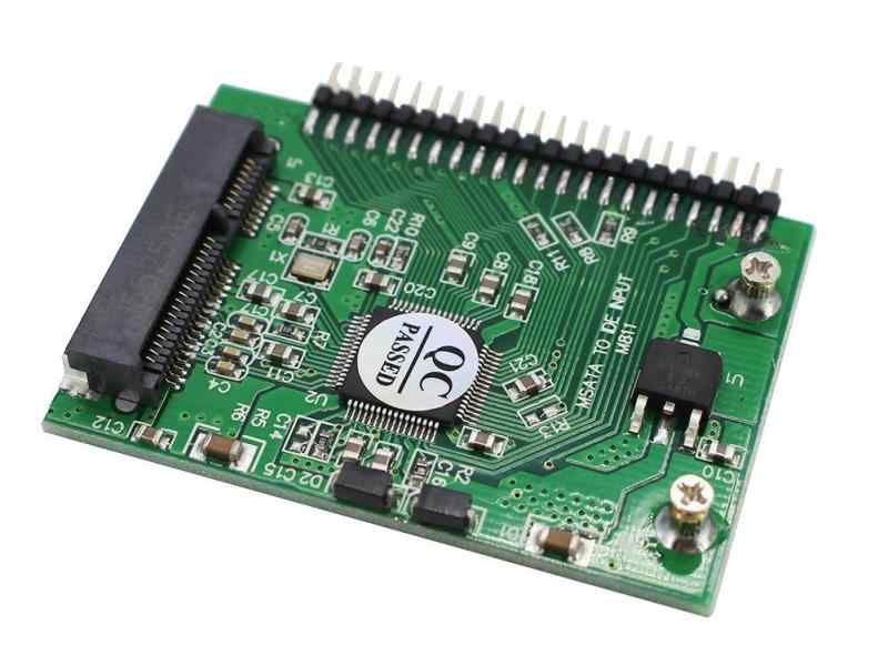 mSATA Mini PCI-E SSD → 2.5インチ IDE（5V） 44pin 変換 アダプターmSATA Mini PCI-E SSDを2.5インチ IDE（5V） 44pinに変換するアダプターです。1.8インチIDEには対応で...