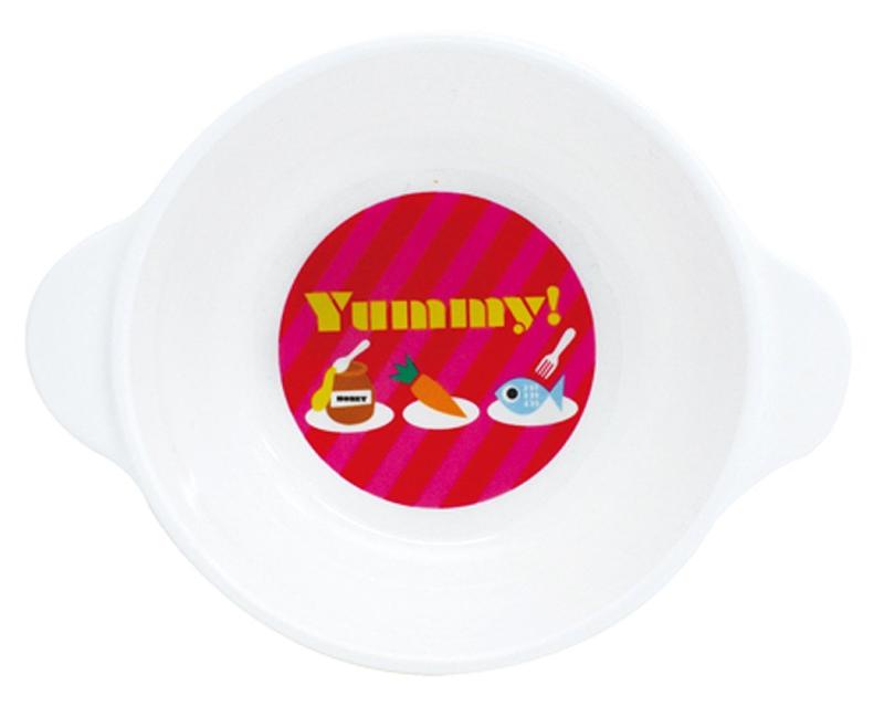 大西賢製販 Yummy スープ皿 マルチカラー YUT-530[本体サイズ] 約φ108×138×H48mmイラストのかわいい食器[製造国] 日本[対象] 0ヶ月 ~