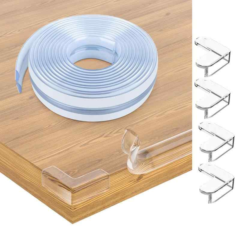 コーナーガード 最新貼り付け済みのテープコーナークッション 透明 テープ付き 操作簡単 超強粘着力 PVC素材 子供 けが防止 着脱可能 保育園での使用 地震対策 家具の角保護 テーブル角カ【製品仕様】透明コーナーガード: 2M×1cm×0...