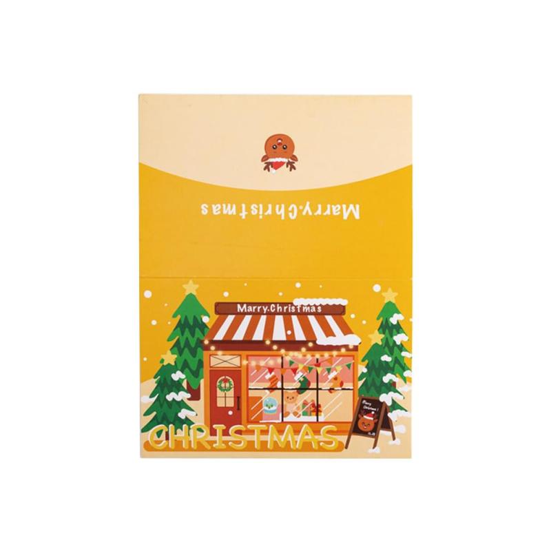 クリスマス カード グリーティングカード メッセージカード 二つ折り 年賀状 クリスマスツリー クリスマス飾り 雪だるま ポストカード 6種類 6枚セット【 仕　様 】：セット内容：6種類 6枚 クリスマスカード &amp; 封筒 。【材質...