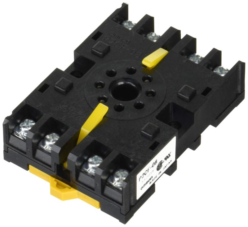 オムロン(OMRON) 丸形ソケット 10.6x9.3x2.8cm P2CF-08