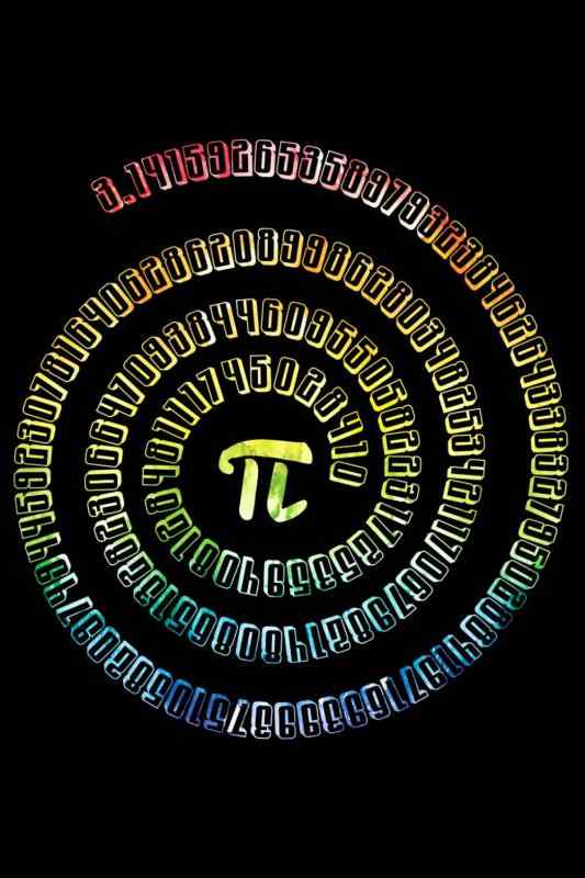 Pi Day Spiral Math Geek Nerd 3.14 Teacher Student Science: Math And Science Teacher Pi Day Gifts | Dot Grid Journal, Not...
