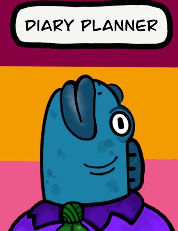 Diary planner: 8.5*11 inch 102 Pages.