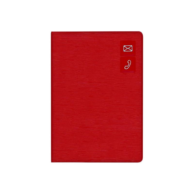 ダイゴー アドレス帳 ポケットアドレス ポケット 小型 レッド G6937135X96X7mm96ページ288名分表紙:発泡ビニール