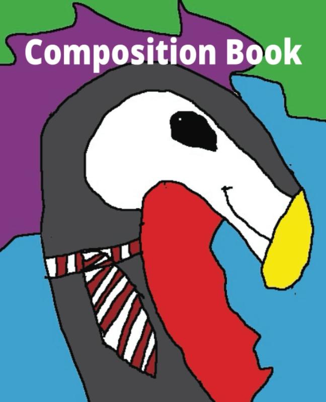 Flamingo Notebook: Composition book, Notebook, Journal, for girls, Wide Ruled, Blank Lined Paper, 70pages size 7.5X 9.25