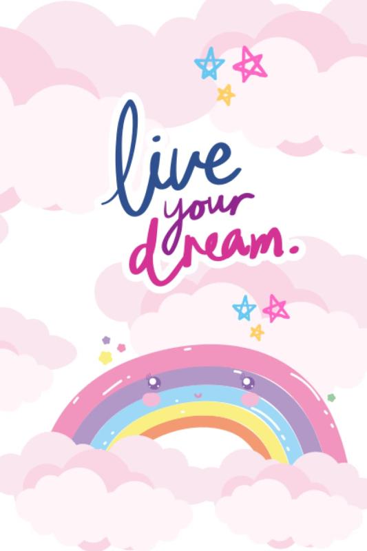 Live Your Dream Notebook: Dream Journal