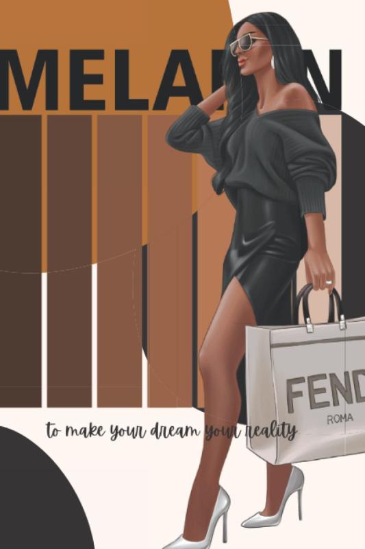 To Make Your Dream Your Reality: Black Girl Manifestation/ Affirmation Journal 6x9 100 page 3-6-9 prompted Luxury Writin...