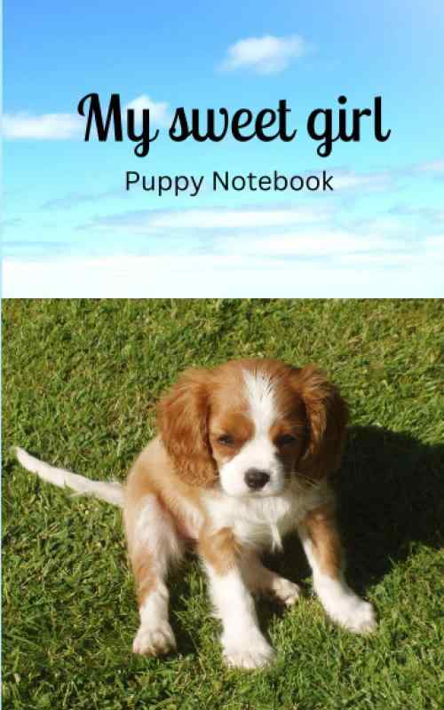 MY SWEET GIRL Puppy Notebook 5x8 100pp Blenheim girl pup