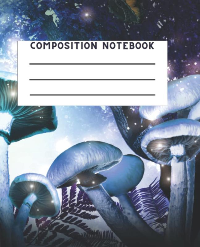 Mushroom Notebook, Mushys Notebook, Forest notebook, Composition Notebook