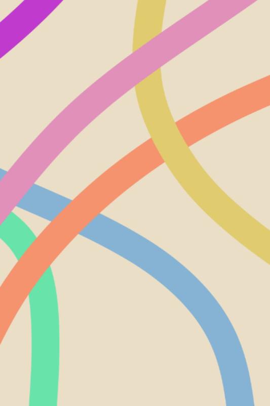 Minimalistic Lined Journal Notebook: Colorful lines theme| Small Lined Journal | 120 Pages | 6"x 9" Notebook |...