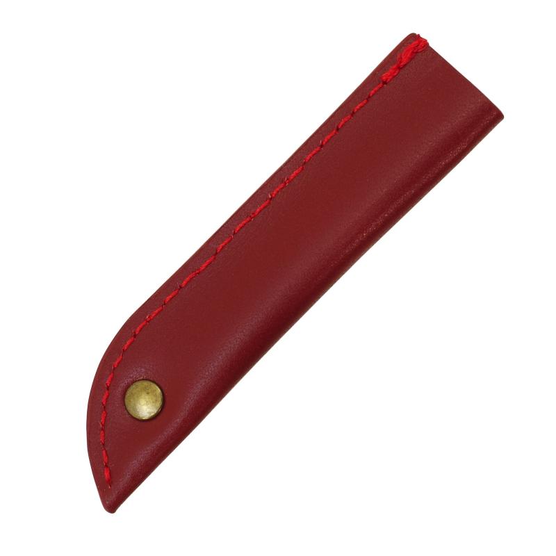新工精機 鉛筆キャップ 本革 レッド HE-200RD【サイズ】H20×W70×D1mm【素材】牛革牛革製の普通鉛筆用キャップ