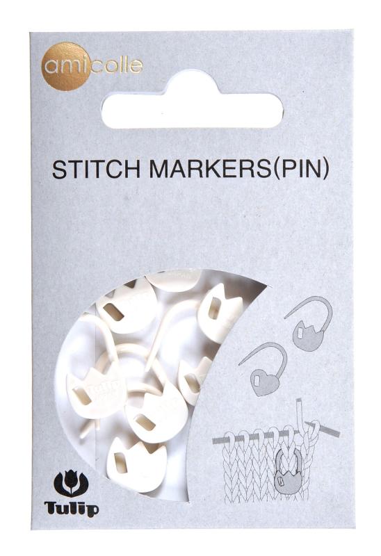 チューリップ amicolle (アミコレ) 段かぞえマーカー チューリップ ホワイト AC-027セット内容：段かぞえマーカー1色7個入り