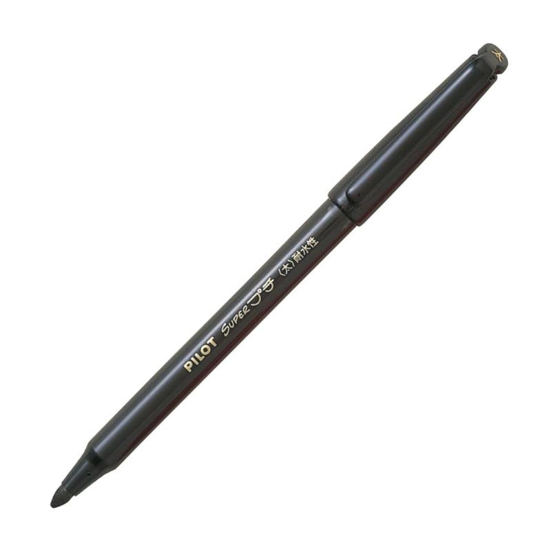 パイロット サインペン スーパープチ 太字 ブラック 10本 SEG-100B-10B【仕様】耐水性、キャップ式【軸・キャップ】リサイクル樹脂【インキ】水性顔料インキ／ブラック【サイズ】最大径φ12.0×全長144mm／本【入数】10本