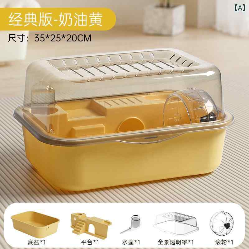 2個セット新しい ハムスター ケージ 屋内 ゴールデンベアケージハムスターケージアクリル 透明 天窓 ペット 用品 ドロップシッピング材料: ppORIGIN: 浙江省輸入するかどうか: いいえ商品番号: なしブランド: なし特許取得済みの...