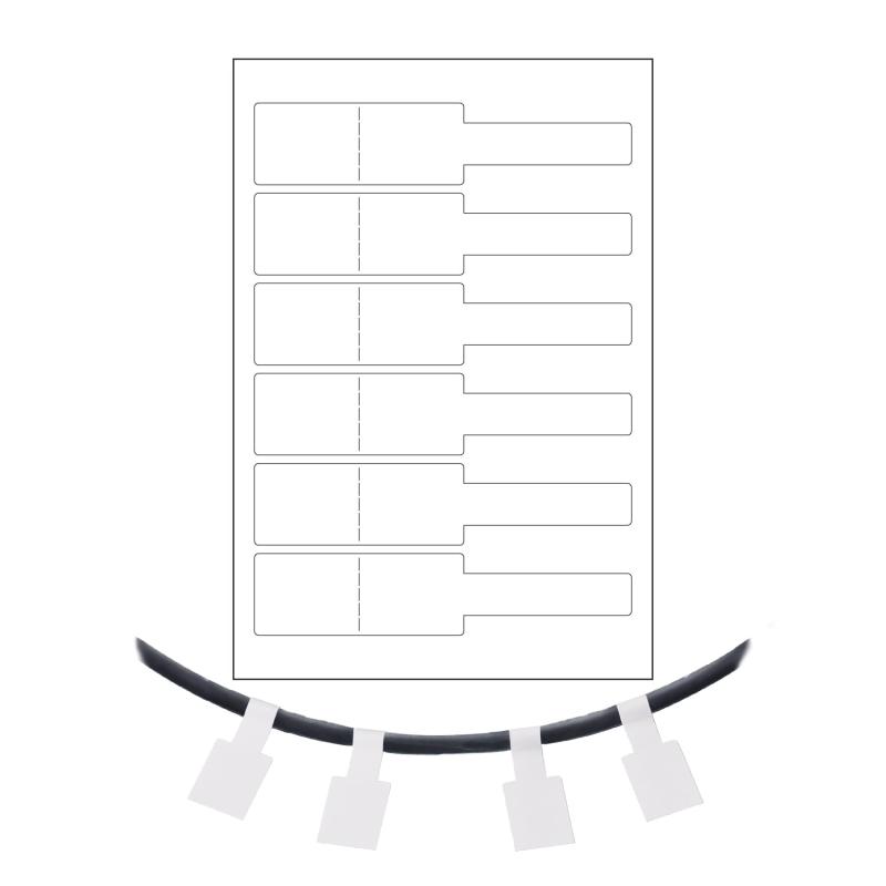 ササガワ ケーブルラベル タカ印 プリンター対応 テンプレート付き ワイドタイプ 30片 24-2001【入数】30片(1シート6片×5シート)【使用時サイズ】H19.6×W25mm【シートサイズ】H148×W100mm【材質】合成紙【仕様...