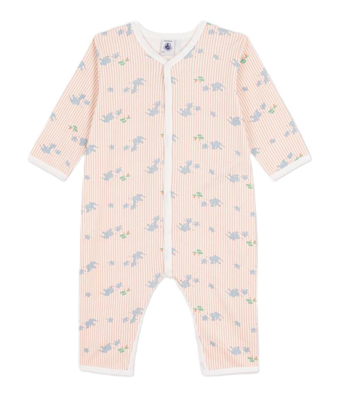 [プチバトー] 足なしロンパース A0FSC オフホワイト/マルチカラー 12ヶ月 74cm[原産国]: モロッコ[商品スペック]: