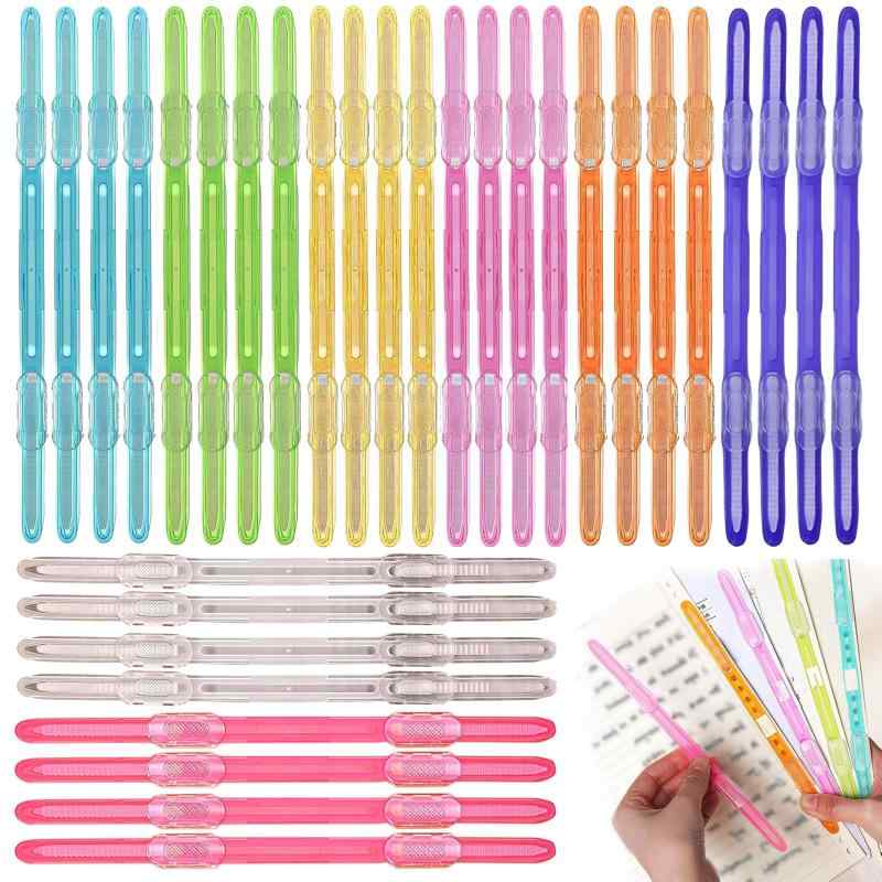 Virtarlux フラットファイル a4 2穴 32個入 ペーパーファスナー8色混合散乱した紙を整理する 色分け製本用とじ具 事務用具 耐久性 柔軟性 使いやすい🎨豪華32枚8色セット🎨 32枚のペーパーフ...