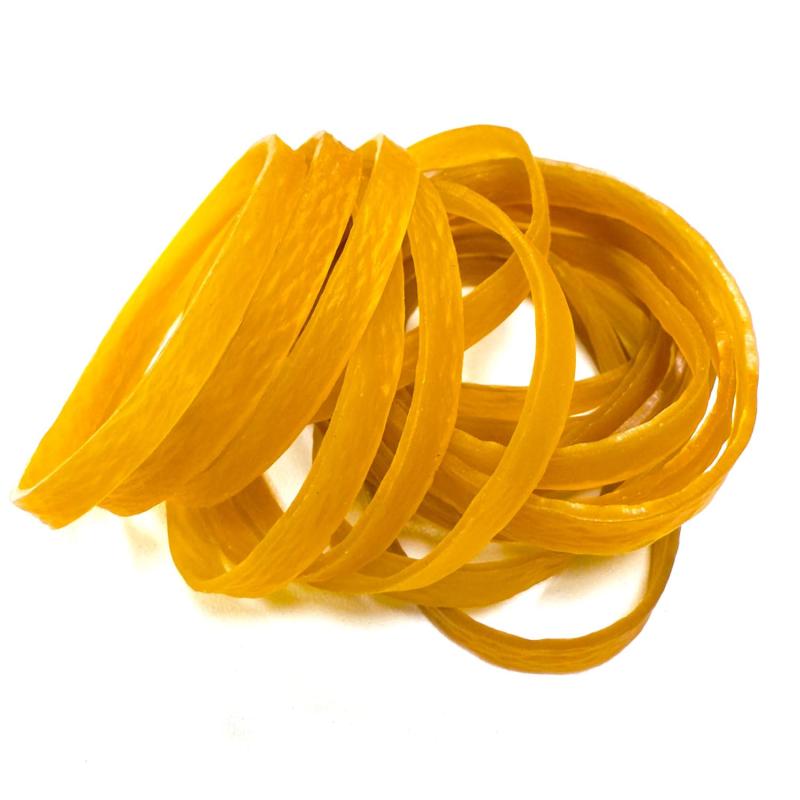 SaveSooo 輪ゴム 太い ゴムバンド 幅5mm×周囲は160mm(折径80mm) イエロー ラバーバンド 弾性バンド 輪ゴム【パッケージ内容】入り数:30本入。【素材】高品質のゴム製、強い弾力性と伸縮性， ゴムバンドは何度も繰り返し使...