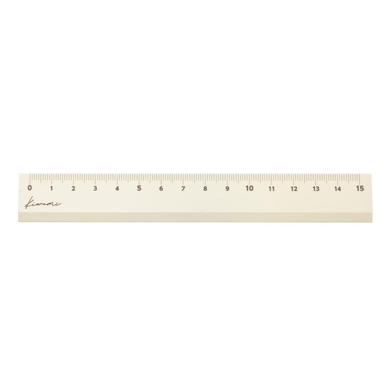 共栄プラスチック LR左右利き手対応アルミ定規 15cm ホワイト KLR-15-W品番：KLR-15-W