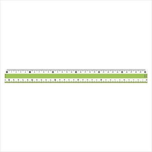 共栄プラスチック カラー定規 30CM グリーン （CPK-30-G）