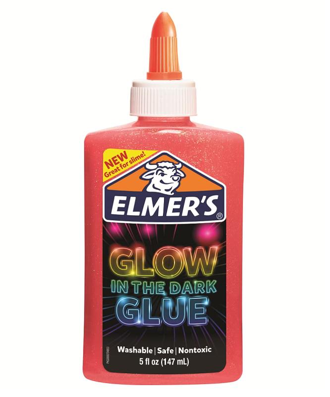 ELMER'S エルマーズ グロウインザダーク グルー ピンク 液体のり 147ml スライム 多目的用 2120100ELMER'Sマジカルリキッドと混ぜ合わせるだけで、簡単にスライム作りが楽しめます。蓄光タイプなので、蛍光灯や太陽の光を...