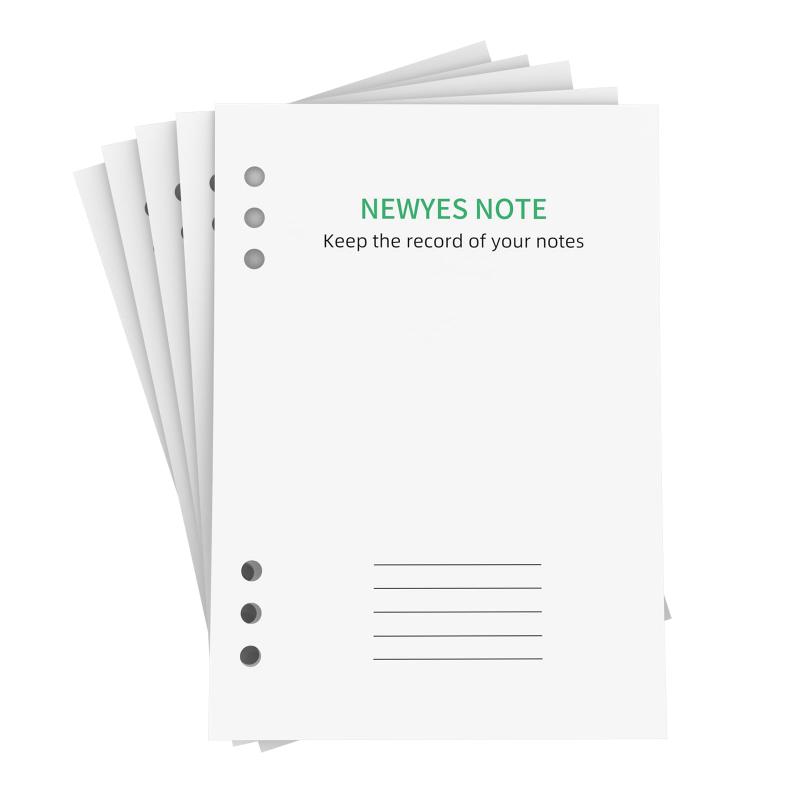 NEWYES SyncPen3 電子ノート専用リフィル 専用用紙 A5 64枚【寸法】A5サイズ；14*20.9CM【仕様】横罫線；罫線幅：8mm；行数：21行；32枚 　　　　ドット方眼；32枚 　　　　合計64枚【収容量】64枚【用途】...