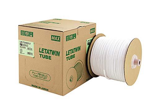 MAX チューブマーカー レタツイン ドラム式 チューブ白 内径3．2mm LM90602●適合機種：LM-550W2・LM-500W2・LM-500F2C・LM-500F2・LM-500・500W・550W・340T・340T/W・390...