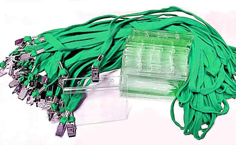 [TradeWind] ネームホルダー IDカードホルダー 吊り下げ名刺 身分証 ネックストラップ スタッフパス 社員証 ケース イベント 展示会 防水