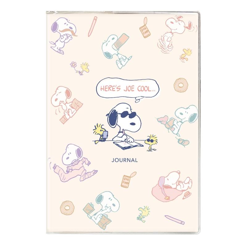 2026年手帳 キャラクターブロックログダイアリー/ピーナッツ日付なしの、華やかで楽しいイラスト入りダイアリーです。自分らしくアレンジでき、それぞれのスタイルに合わせた楽しみ方ができます。ブロックウィークリータイプB6サイズ　128ページ掲...