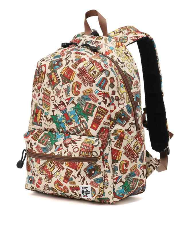 [チャムス] バックパック ボーイズ リトルリサイクルハリケーンデイパック Little Recycle Hurricane Day Pack CH60-3804-Circus Circusネームホルダーやチェストストラップを備えたキッズ仕...