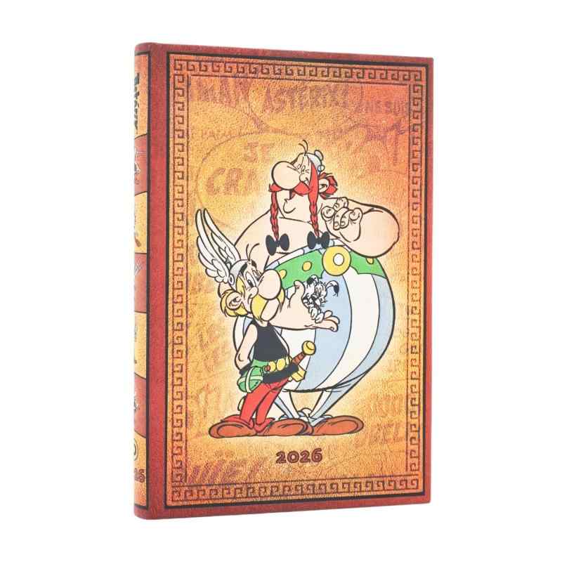 Paperblanks/ペーパーブランクス 2026年度 英語版ダイアリー ハードカバー Asterix &amp; Obelix ミニ DE0727-3英語版ダイアリー