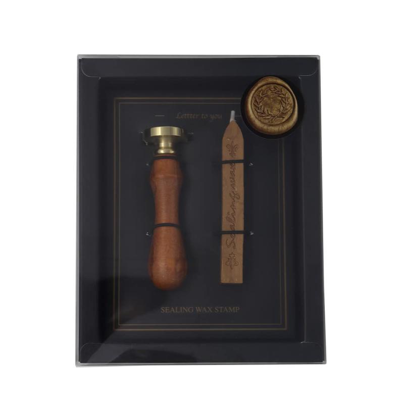 Hmmm? シーリングスタンプ スターターキット BOOK 月桂樹 KO633188【サイズ】25×25×90mm【その他】今話題のシーリングスタンプをすぐに始められるスターターキット手紙や雑貨などをおしゃれにランクアップ