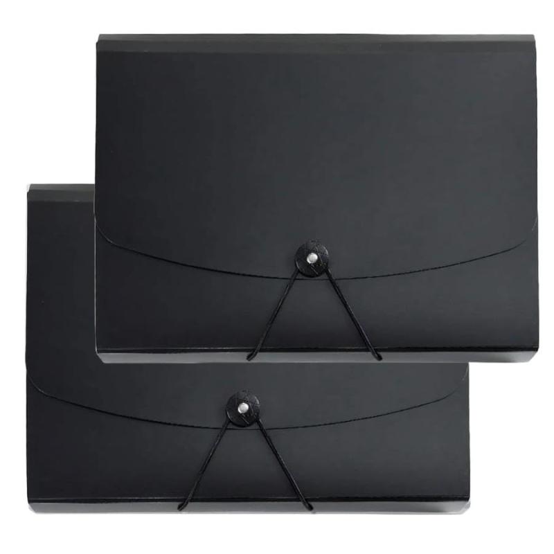 Raatel ドキュメント ファイル 2個セット アコーディオン ファイルケース ケース A4 13ポケット 書類ケース 書類収納 持ち運び 拡張式 区分けラベル付き【 拡張式ファイルフォルダー】 重要な書類や資料を整理して保管するために設...