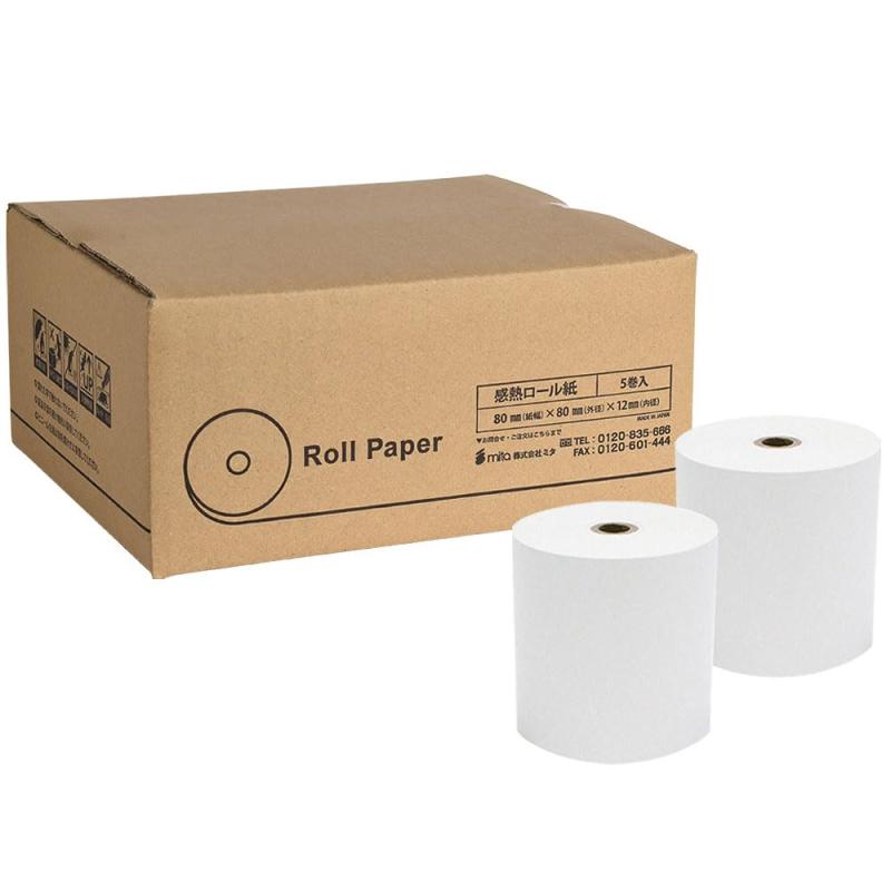 star (スター精密) TSP650II シリーズ 80mm幅用 (TSP654IID-24J1 JP TSP654IIC-24J1 JP TSP654IIU-24J1 JP) 対応 汎用 感熱ロール紙