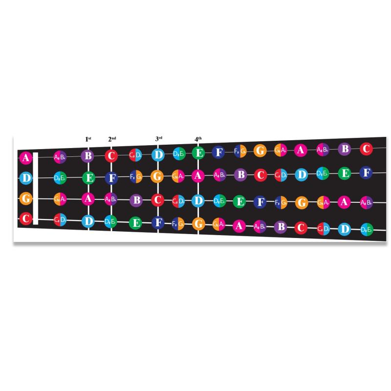 Color Coded Fretboard Note Chart…