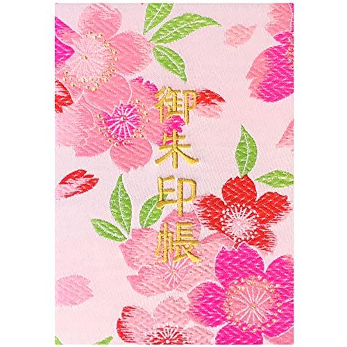 千糸繍院 御朱印帳XL【初恋大桜】西陣織 金襴装丁/刺繍文字 蛇腹式48ページ 特大判高価な西陣織の金襴生地で装丁した全48ページ、蛇腹式の特大判サイズ御朱印帳です。表紙の「御朱印帳」文字は刺繍で仕上げていますので、文字に立体感があります。...