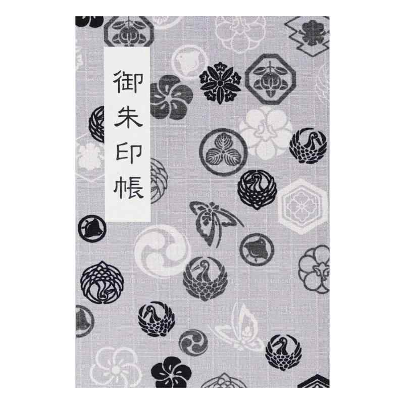 御朱印帳 46ページ 蛇腹式 ビニールカバー付 法徳堂オリジナルしおり付 大判サイズ 18×12 花鳥文【本体サイズ】縦18.3cm×横12.2cm×1.5cm【ビニールカバー装着時】縦19.3cm×横12cm×1.6cm/約200g【納経...