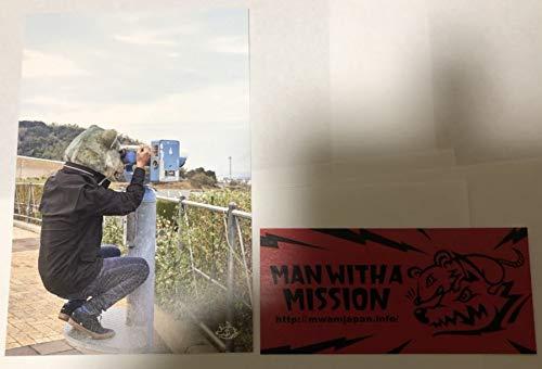MAN WITH A MISSION （マンウィズアミッション）ポストカード＆ステッカーセット 1QMAN WITH A MISSION のポストカードとステッカーセットです。ステッカーカラー：レッド×黒画像では色の関係でオレンジにみえます...