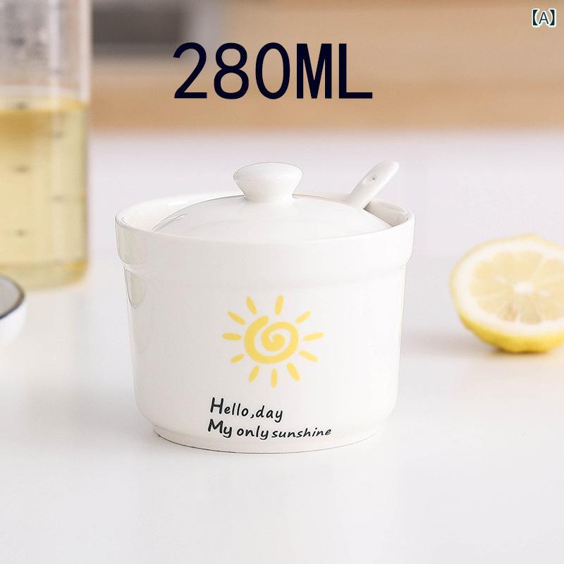 キッチン セラミック 調味 料 缶 セット 蓋 付き スプーン 家庭 用 塩 缶 唐辛子 油 調味 料 瓶 油 かけ シンプル 豚 油 缶輸入ですか: いいえ材質: セラミックス詰め調味料タイプ: 液体調味料産地: 潮州贈答を適用する場合:...