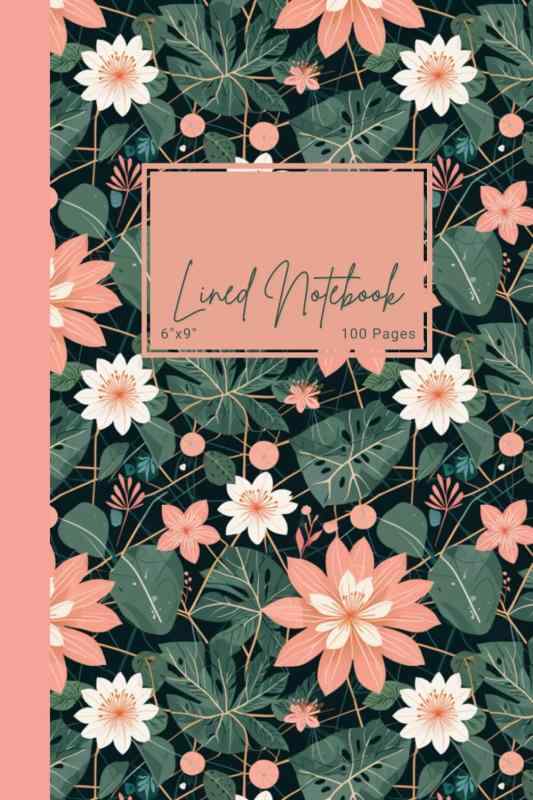 Lined Notebook 6"x9": Journal, Jotter, Planner, Ruled Notebook, School Supplies, Home Stationary| For Everyday...