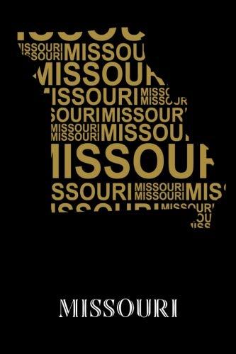 Missouri: Writing Journal to Write In, Lined Notebook, US State of Missouri, Map Shape Design Themed Gift, Blank Book, 6...