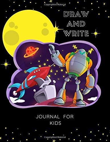 Draw and Write Journal for Kids: Primary Composition Notebook / Journal, Half Blank Page, Wide Ruled for Grade School Bo...