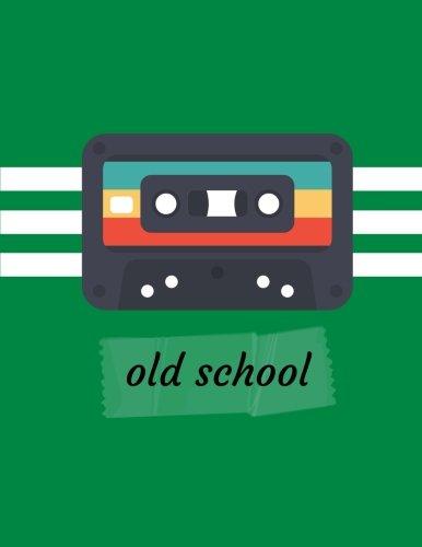 Old School: Composition Journal Notebook, College Ruled, 100 Pages, Green