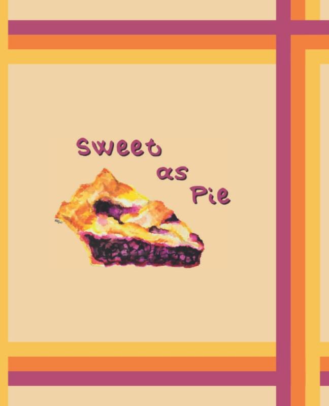 Cottagecore Journal - Sweet As Pie: Paperback | Glossy Finish | Journal | 120 Pages | Lined Pages