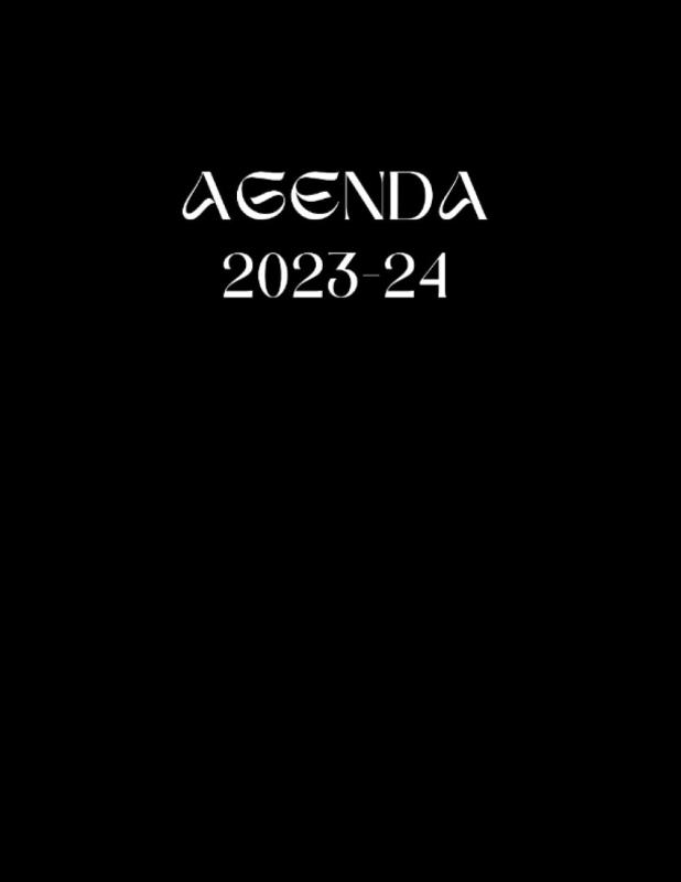 Agenda 2023/2024 semainier: Agenda juin 2023 juillet 2024 | planificateur professionnel grand format A4 | organisateur h...
