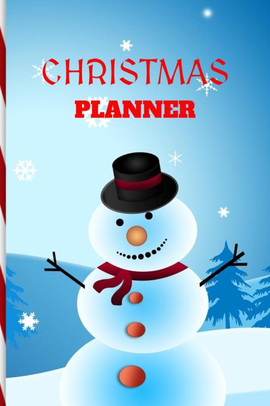 Snowman Christmas Planner / A5 Notebook: 150 pages to help keep yourself organised for the festive season