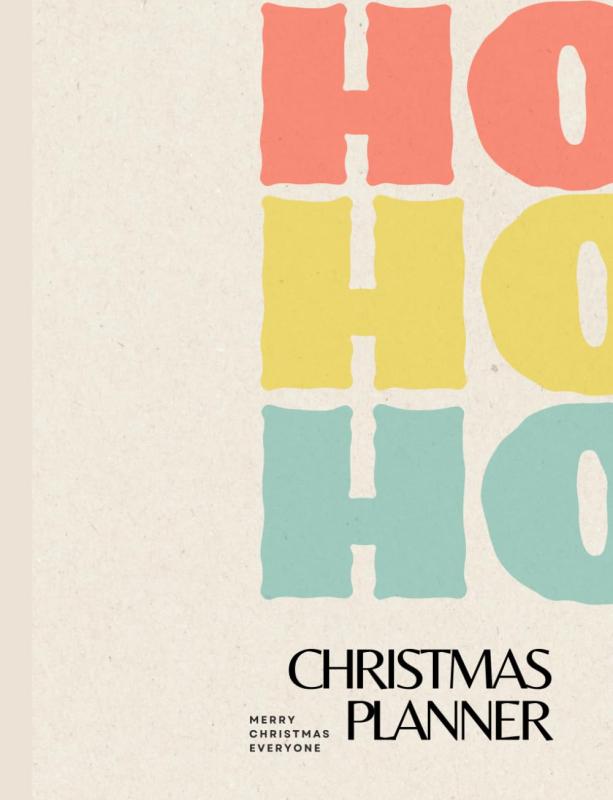 Christmas planner: Organiser Notebook for Making Your Lists, Notes and Plans for the Christmas Season / 122 pages