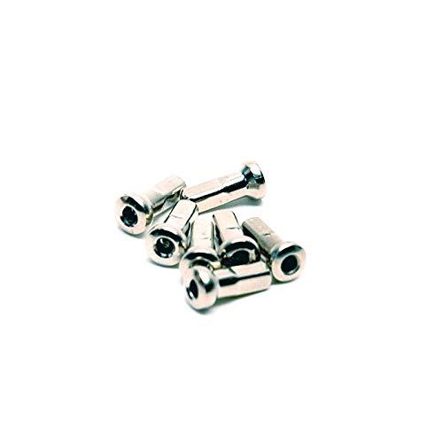 Plus Dodo(プラスドードー) 15G アルミニップル 12mm ショートニップル 36個 シルバー