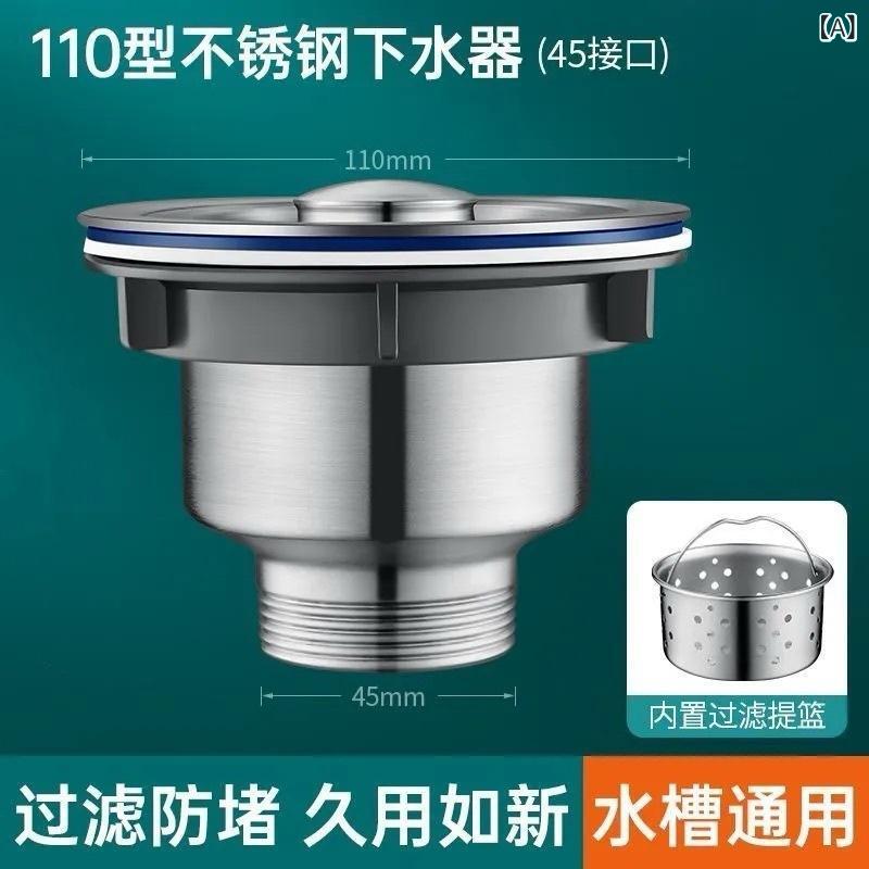 ドロップシッピングキッチンシンクシンク 排水 管 シンク 304 ステンレス 鋼 漏れ プラグ シンク 排水 管ブランド: CANCH認証: いいえ材料: 304 ステンレス鋼一般納税者かどうか: はい商品番号: ダブルカップ水切りモデル:...