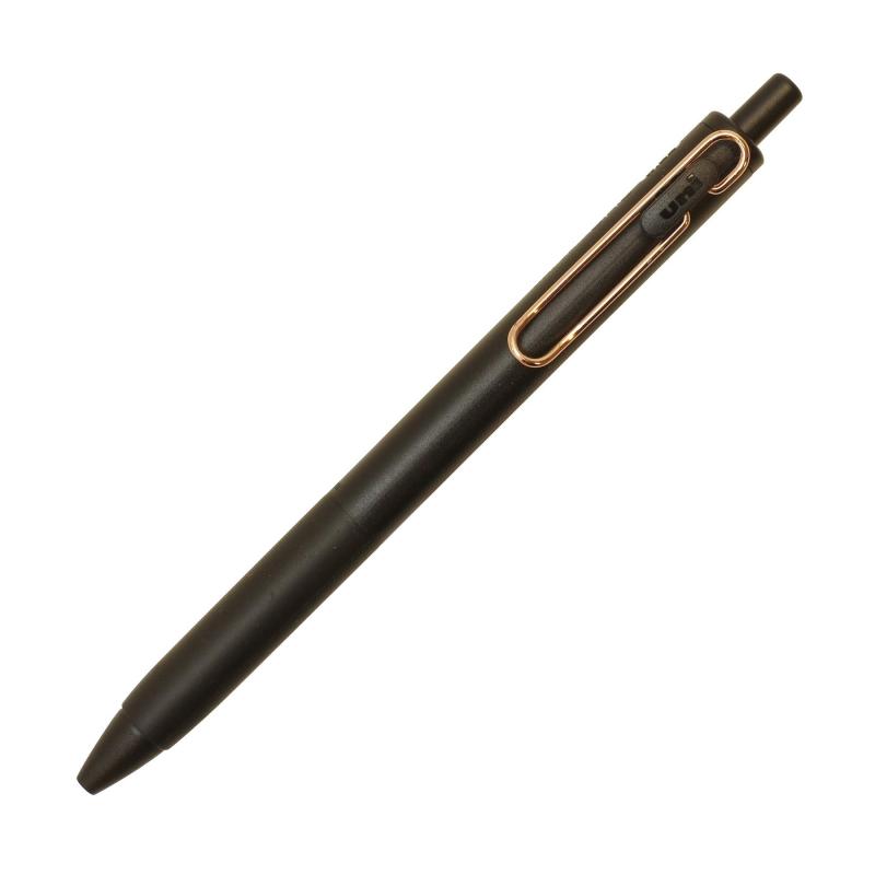 三菱鉛筆 ユニボール ワン 0.5mm ローズゴールドクリップ 【ブラック】 UMNS05BK.J24品番：UMNS05BK.J24